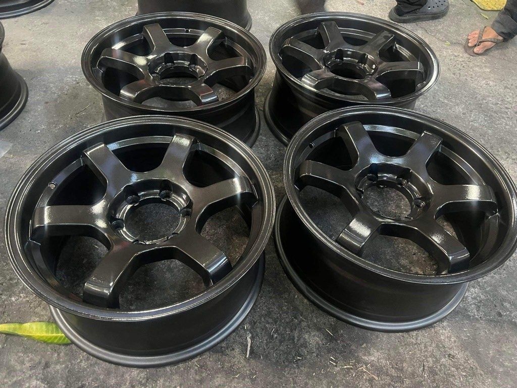 18" Gramlights design gray mags used 6Holes pcd 139 newly painted, Car ...