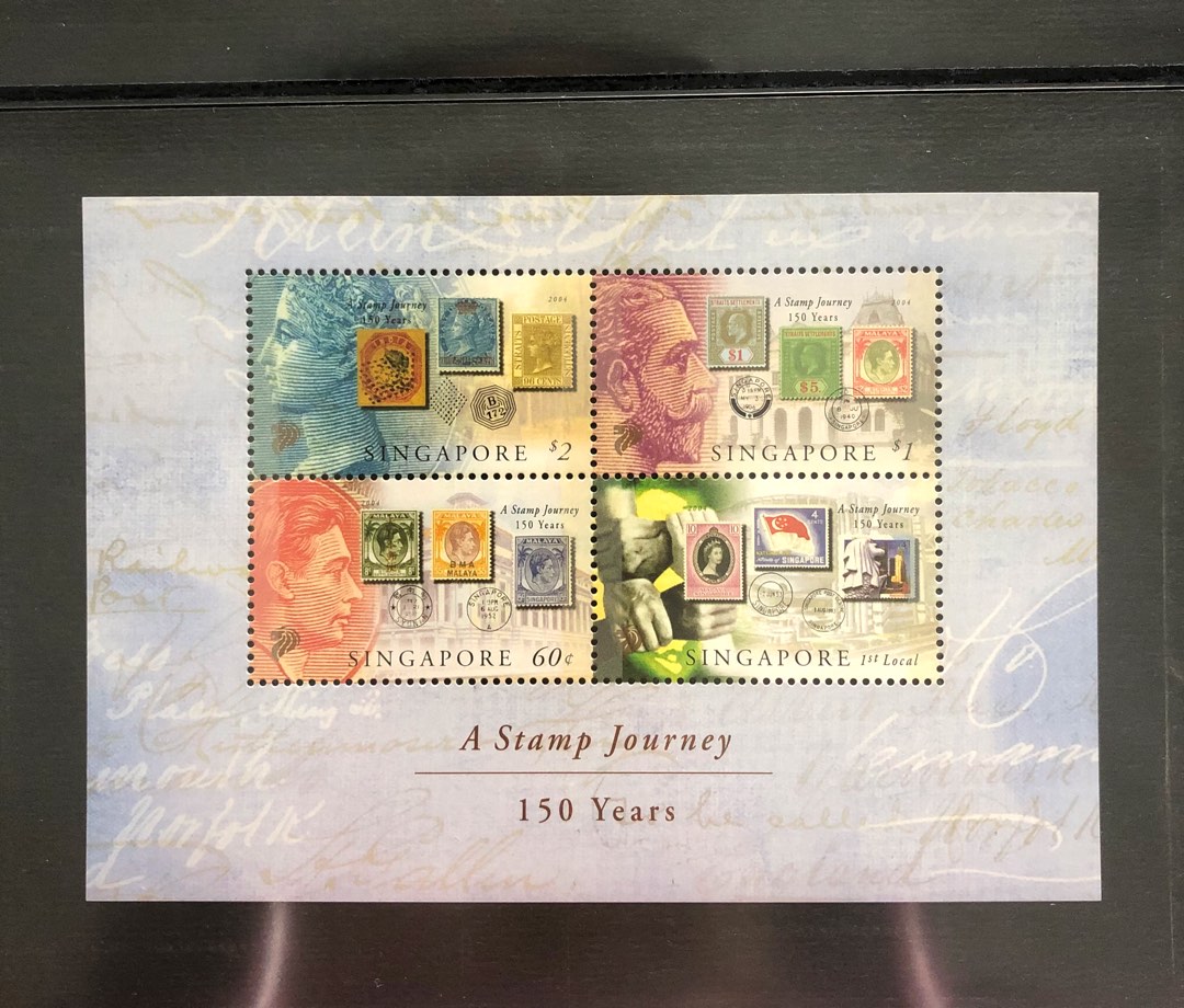 2004 Singapore A stamp Journey 150 Years mint unused stamp Miniature Sheet, Hobbies & Toys ...