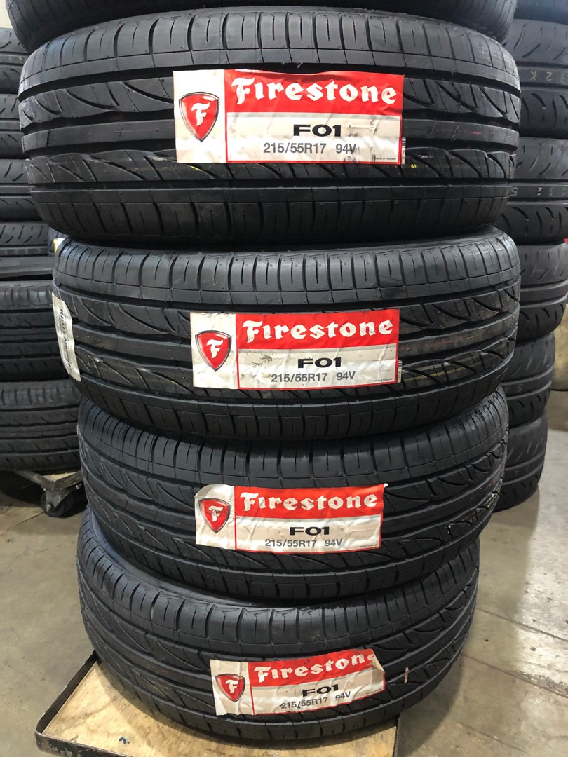 215/55/17 Firestone F01 tyres, made in Thailand, clearance offer, 215 ...