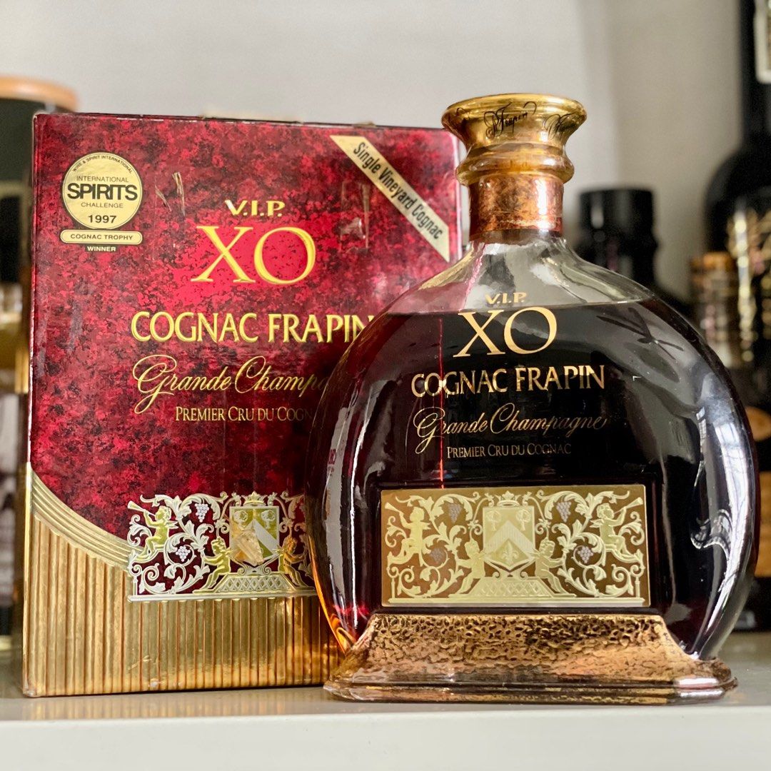 24K Frapin Gold XO Cognac VIP Grande Champange vintage rare 700ml, Food ...