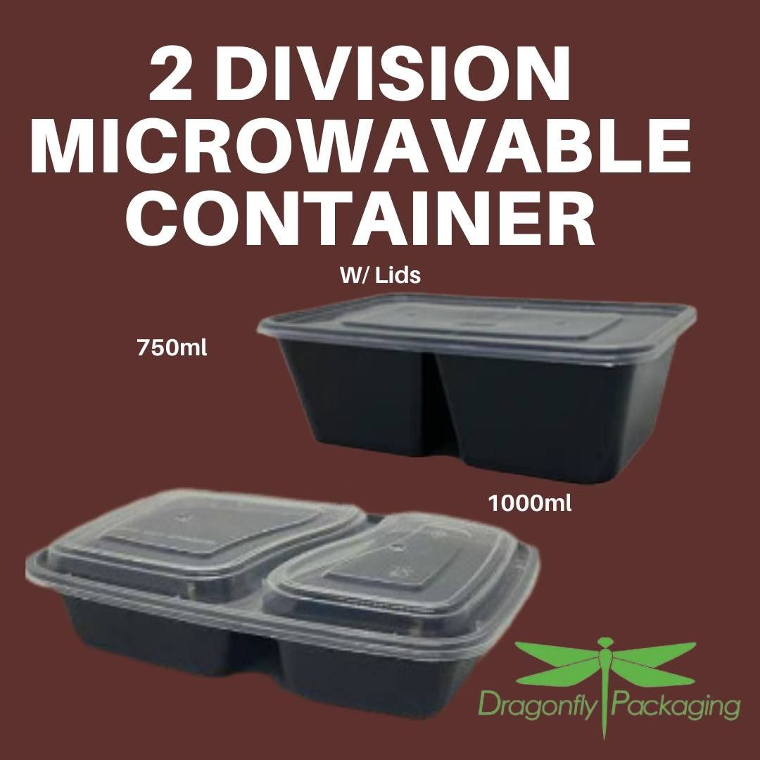 2 DIVISION MICROWAVABLE CONTAINER, Furniture & Home Living, Kitchenware ...