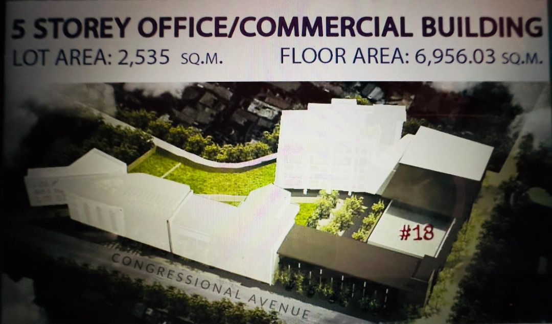 5 storey building for office/commercial use with 40 parking slot long ...