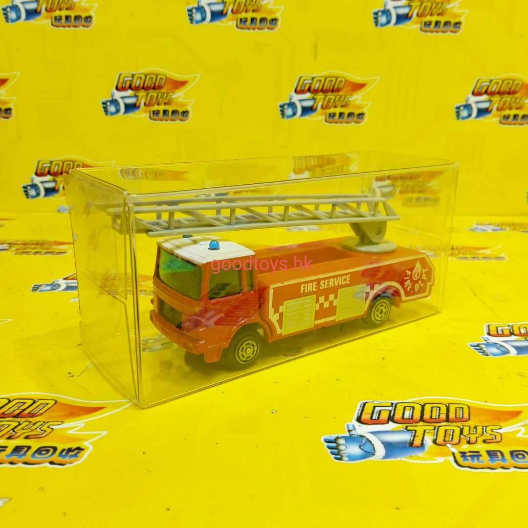 中古欠盒 CORGI METAL M.A.N TRUCK FIRE DEPT FIRE SERVICE 雲梯消防車, 興趣及遊戲, 玩具 ...