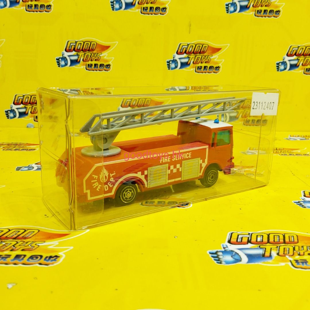 中古欠盒 CORGI METAL M.A.N TRUCK FIRE DEPT FIRE SERVICE 雲梯消防車, 興趣及遊戲, 玩具 ...