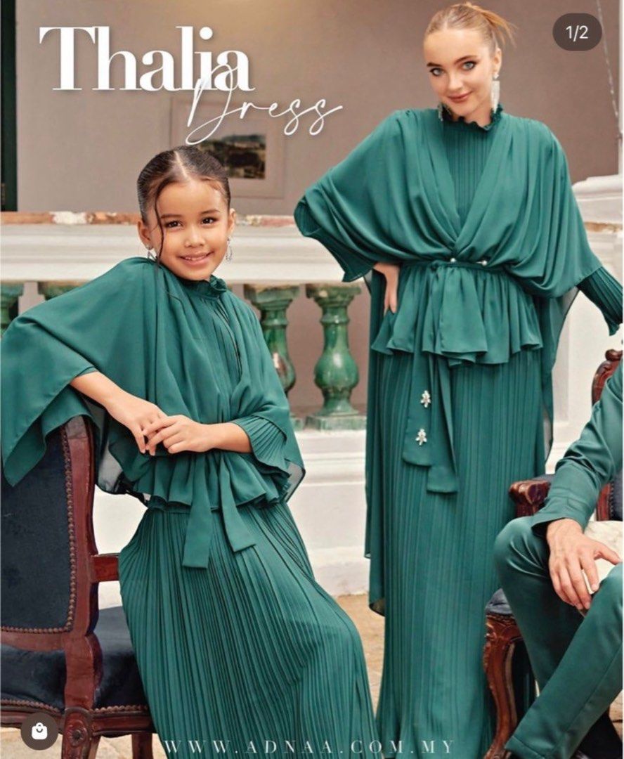 [ RENT/SEWA ] THALIA IN EMERALD GREEN by ADNAA HQ, Women's Fashion ...