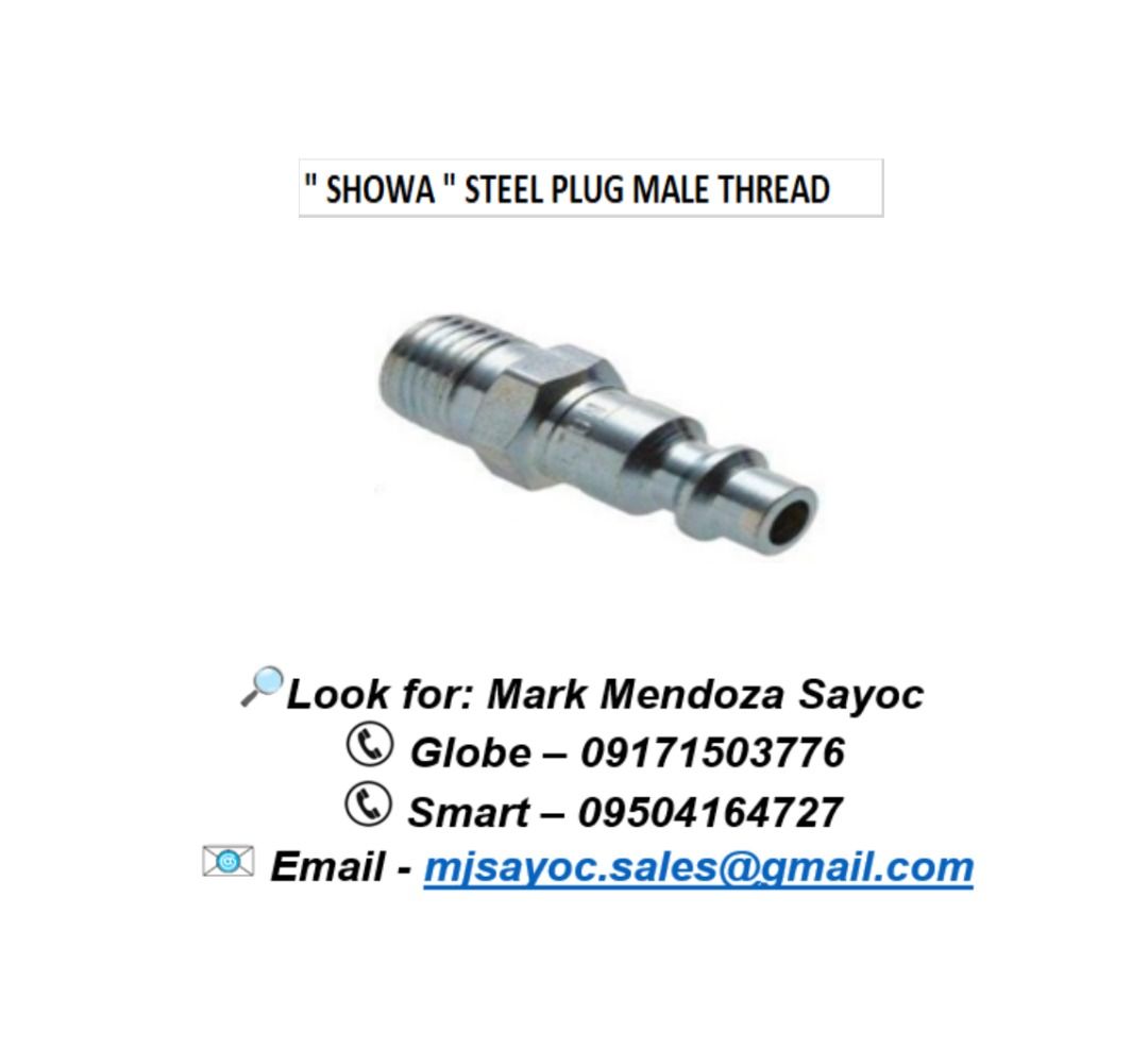 " SHOWA " STEEL PLUG MALE THREAD, Commercial & Industrial, Construction ...