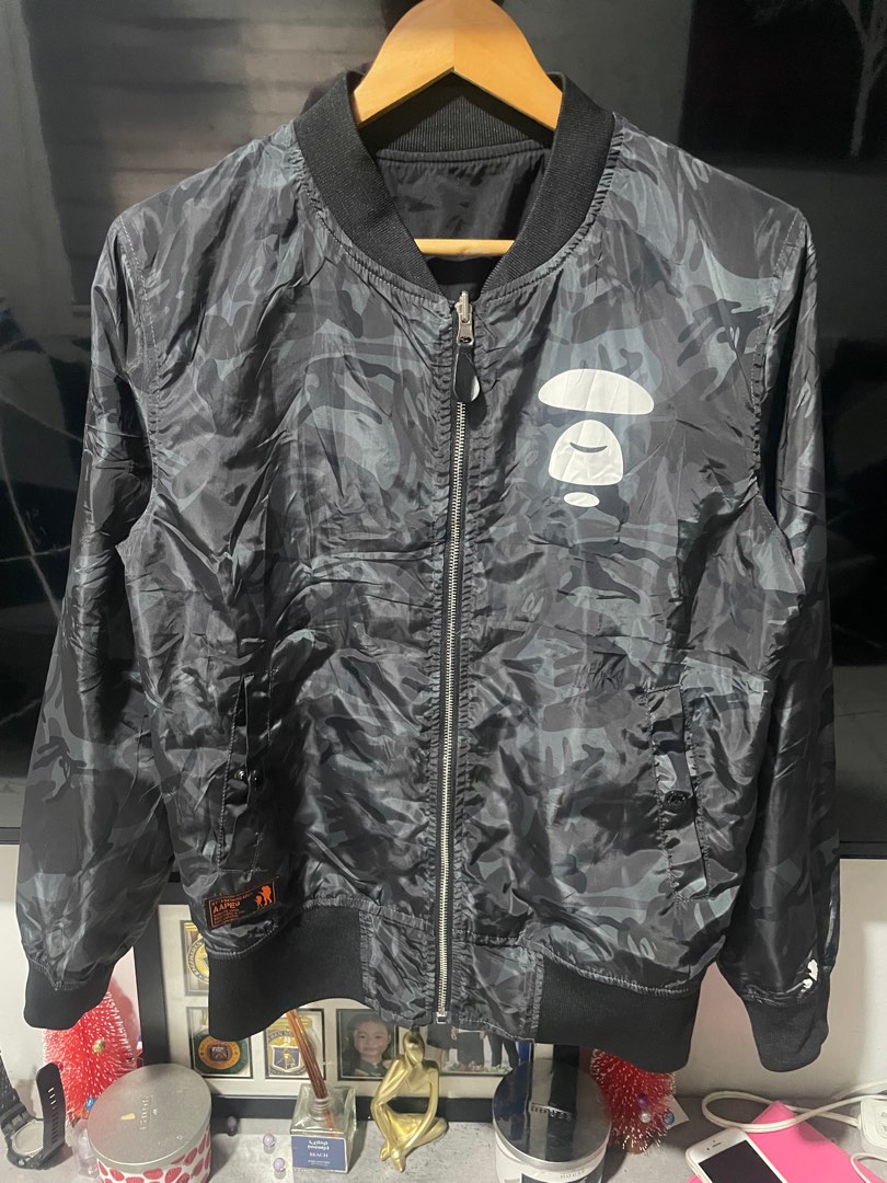 Aape reversible bomber jacket, Men's Fashion, Coats, Jackets and ...