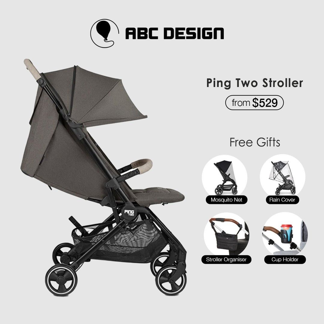 ABC Design Ping Two, Babies & Kids, Going Out, Strollers on Carousell