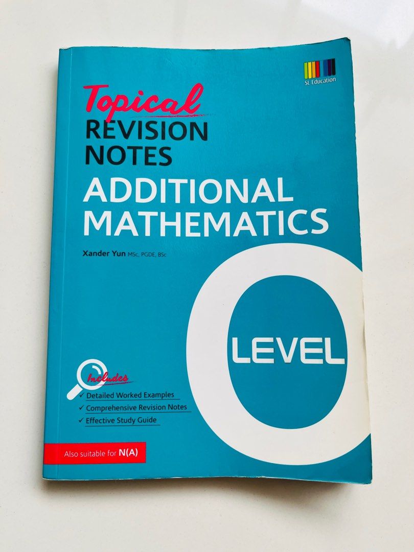 Additional Mathematics Tooical Revision Notes, Hobbies & Toys, Books ...