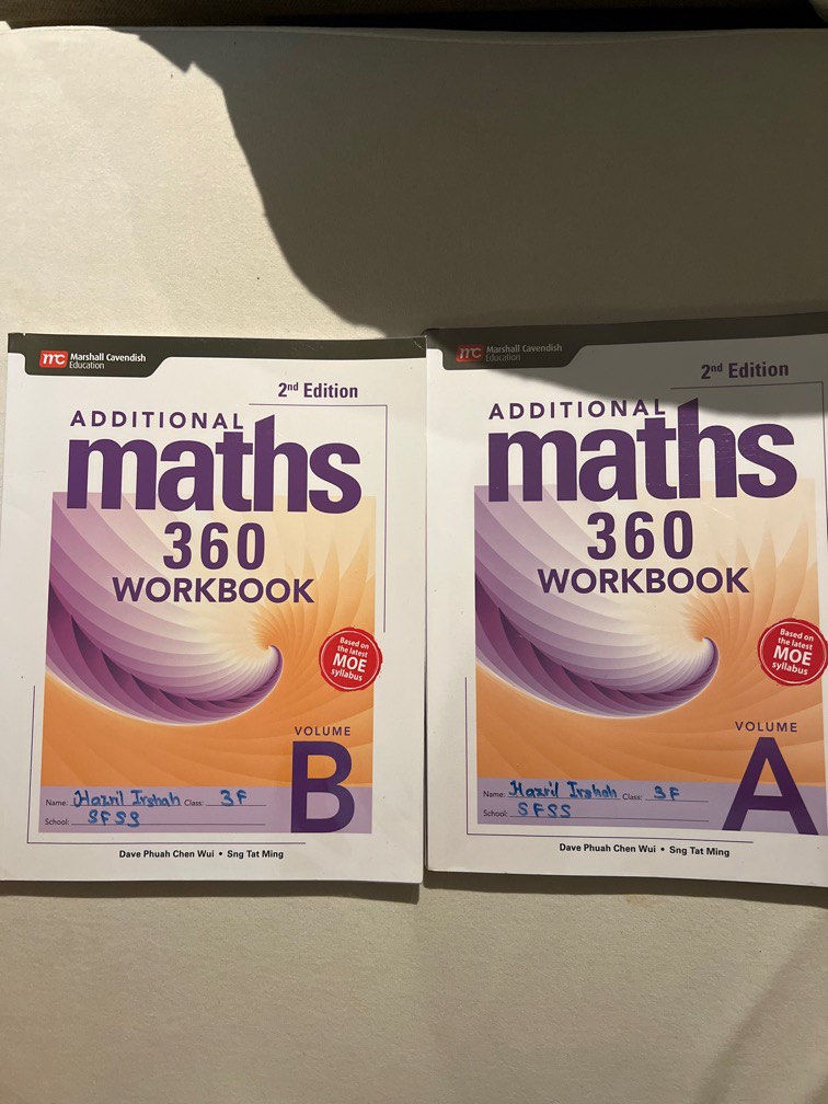 Additional maths 360 workbook A and B, Hobbies & Toys, Books ...