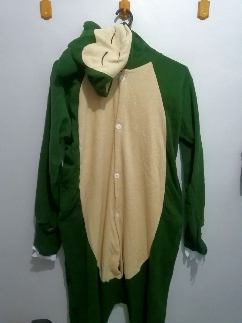 Adult Snorlax Onesie, Men's Fashion, Tops & Sets, Sleep and Loungewear ...