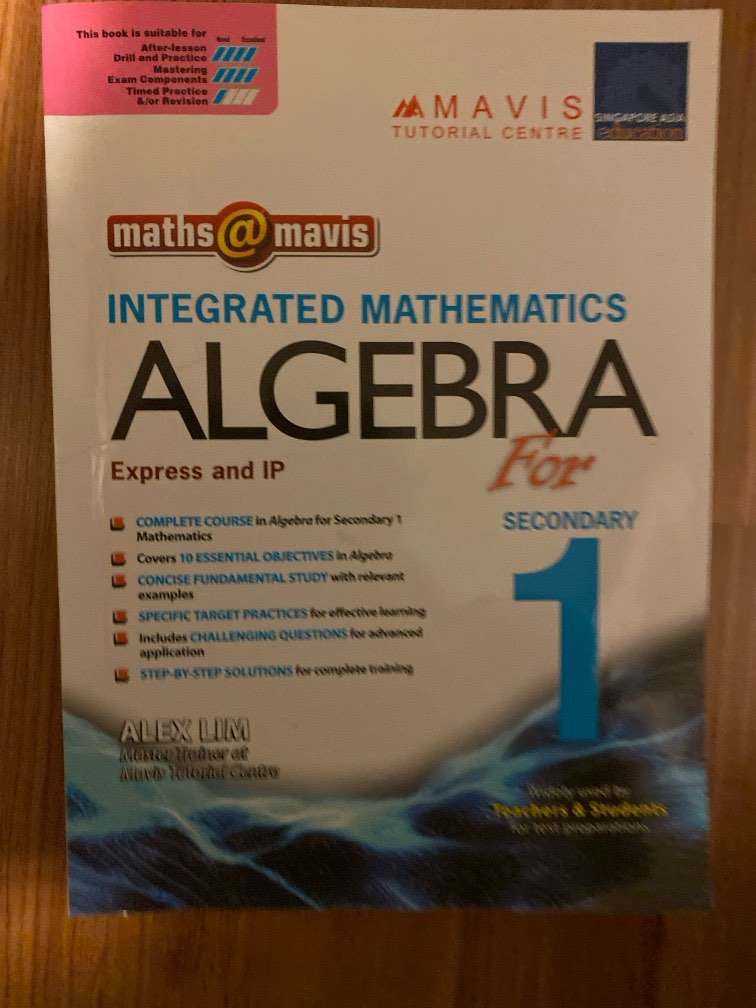 Algebra for Secondary 1 - integrated mathematics express and IP ...