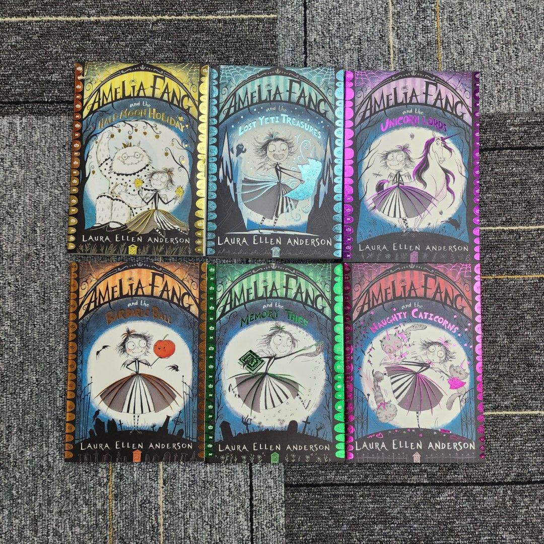 Amelia Fang Series 5 Books Collection Set by Laura Ellen Anderson ...