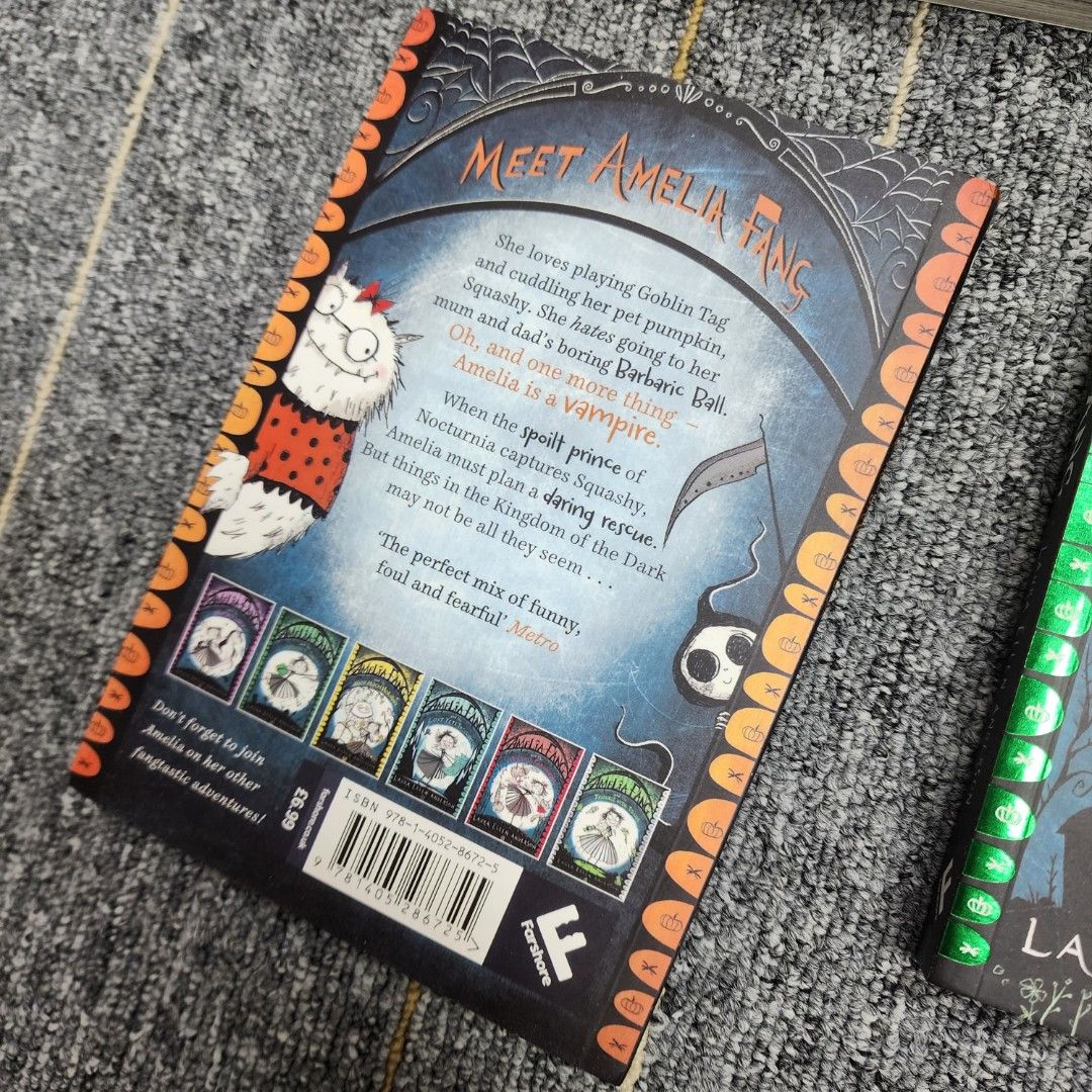 Amelia Fang Series 5 Books Collection Set by Laura Ellen Anderson ...