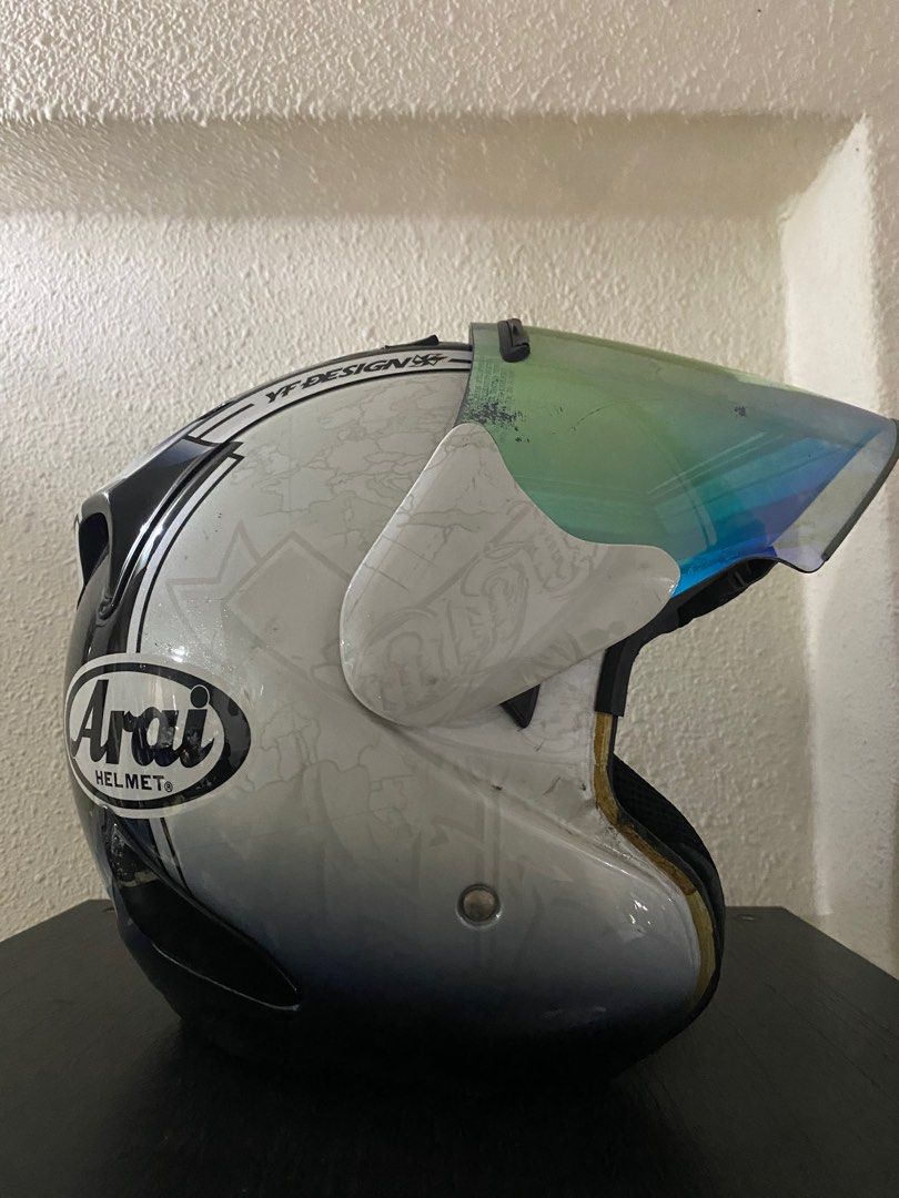 Arai Ram 4 Harada Tour Helmet, Motorcycles, Motorcycle Apparel on Carousell