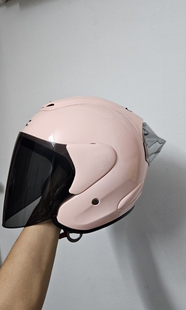 ARC Ritz Pastel Pink, Motorcycles, Motorcycle Apparel on Carousell