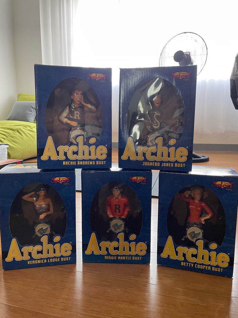Archie Comics Collectible Bust Complete Set, Hobbies & Toys, Toys ...
