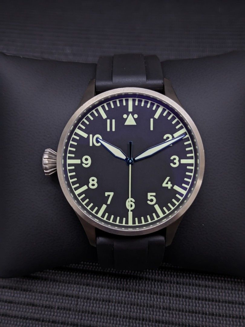 Archimede Titanium Pilot Watch, Men's Fashion, Watches & Accessories ...