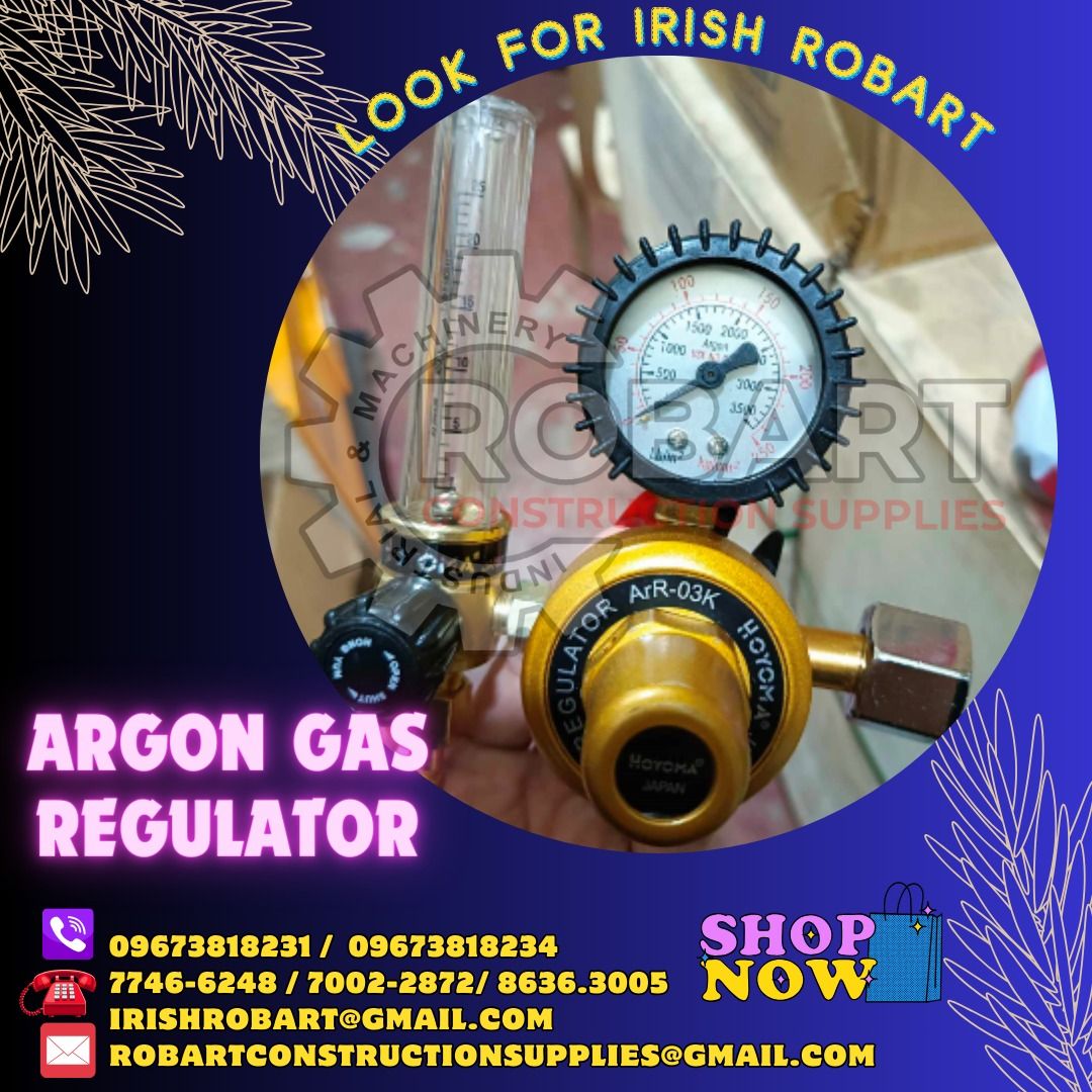 Argon Gas Regulator, Commercial & Industrial, Construction Tools ...