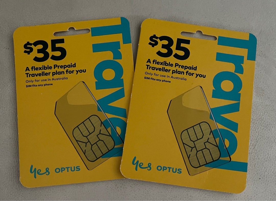Australia OPTUS prepaid Traveller SIM card, Mobile Phones & Gadgets ...