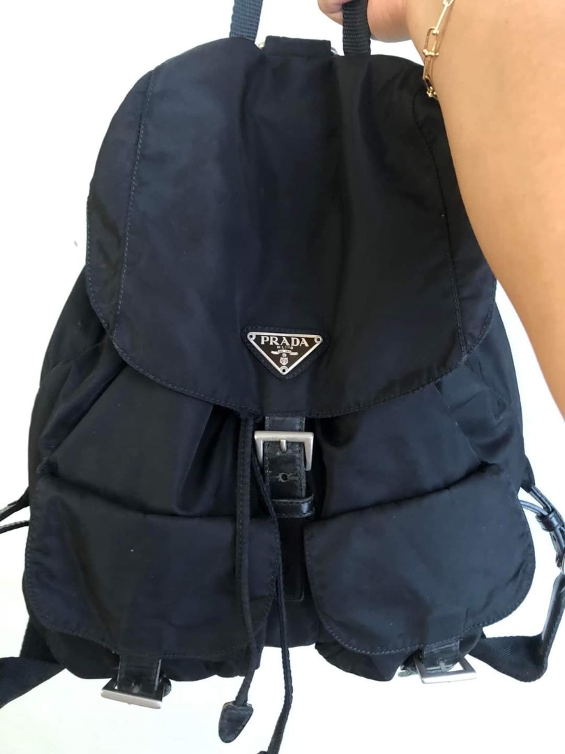 Authentic Prada Backpack, Luxury, Bags & Wallets on Carousell