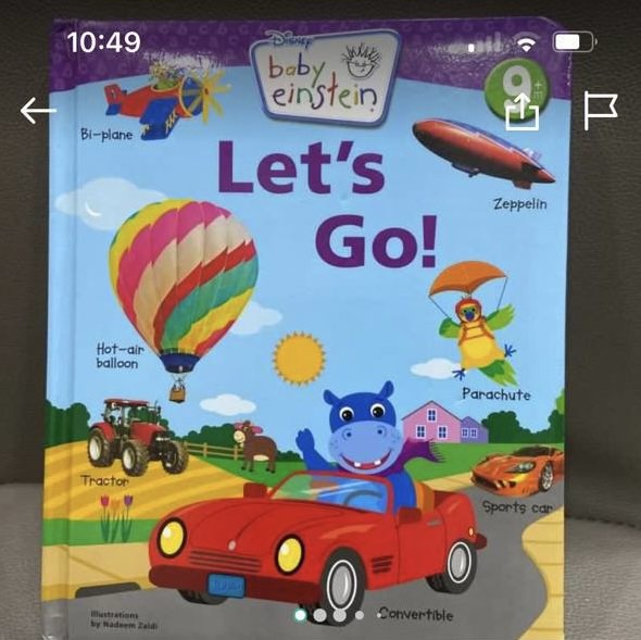 Baby Einstein let's go Story Book, Babies & Kids, Infant Playtime on ...