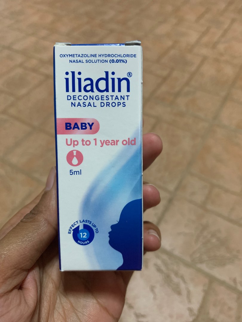 Baby Iliadin Nose Drops for up to 1 year old, Health & Nutrition ...