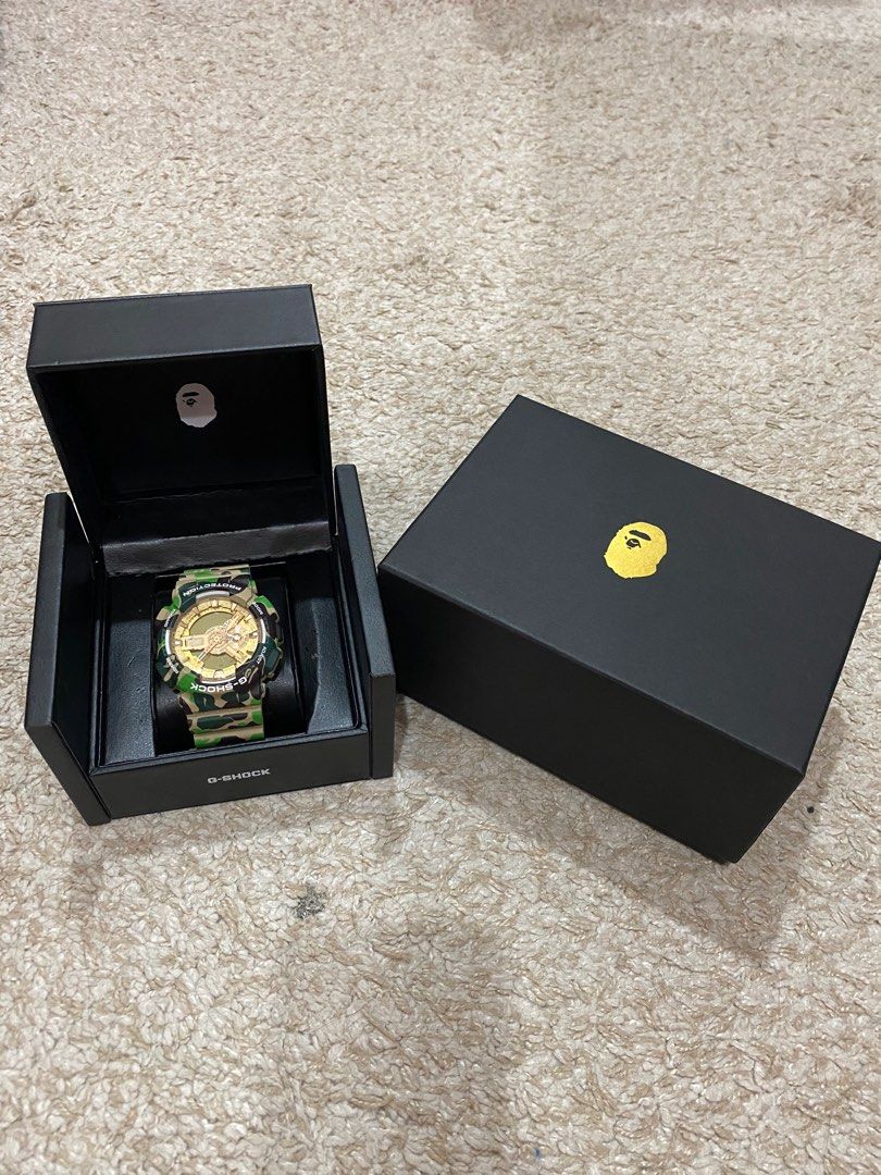 Bathing ape bape x gshock 25th anniversary limited edition, Men's ...