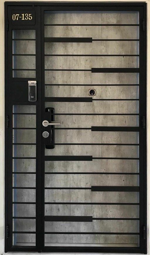 Best Looking 3X7 / 4X7 Customised Designer HDB Gate, Furniture & Home ...