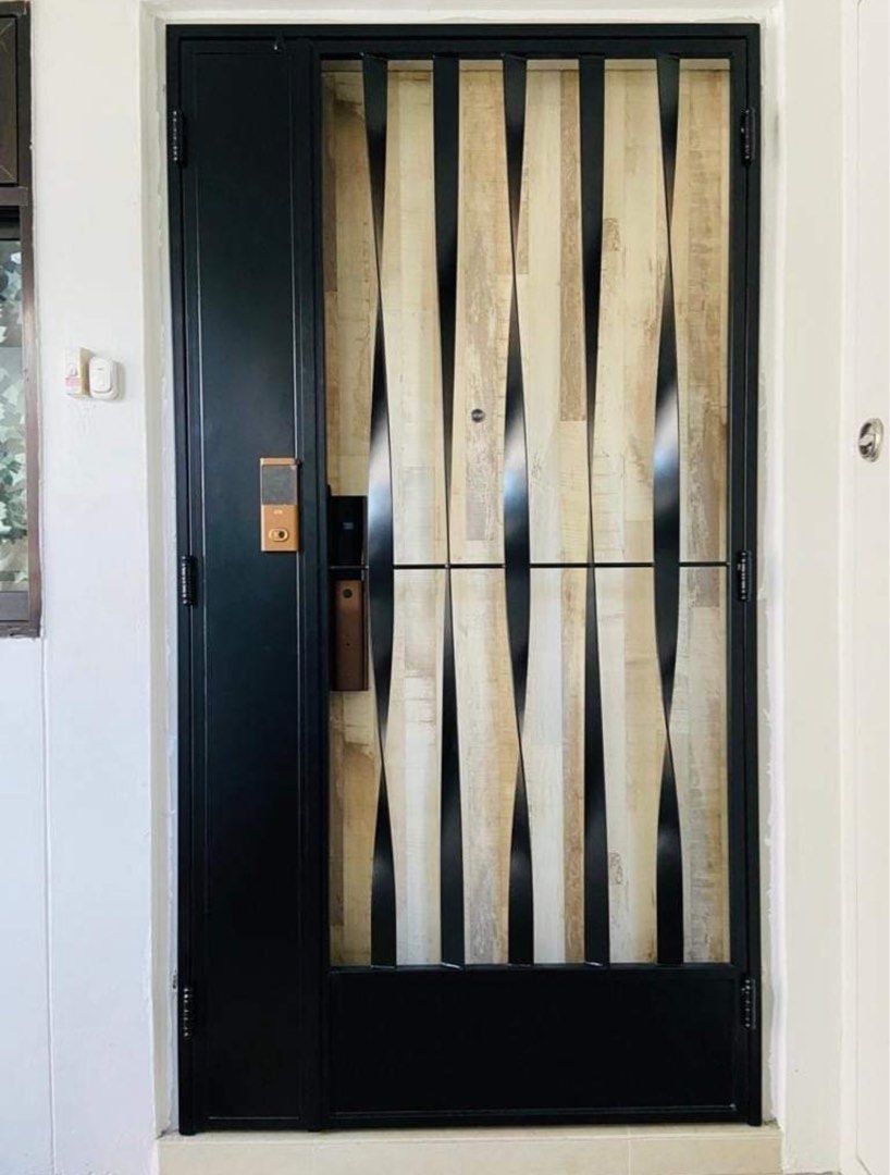 Best Looking 3X7 / 4X7 Customised Designer HDB Gate, Furniture & Home ...