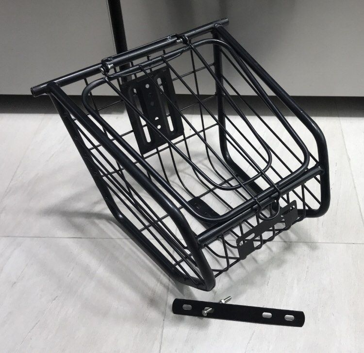 Bicycle Ebike Front Rack Basket with Lid Cover, Sports Equipment ...