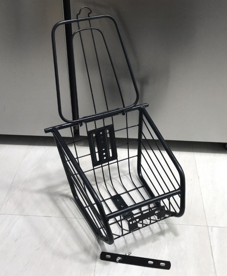 Bicycle Ebike Front Rack Basket with Lid Cover, Sports Equipment ...