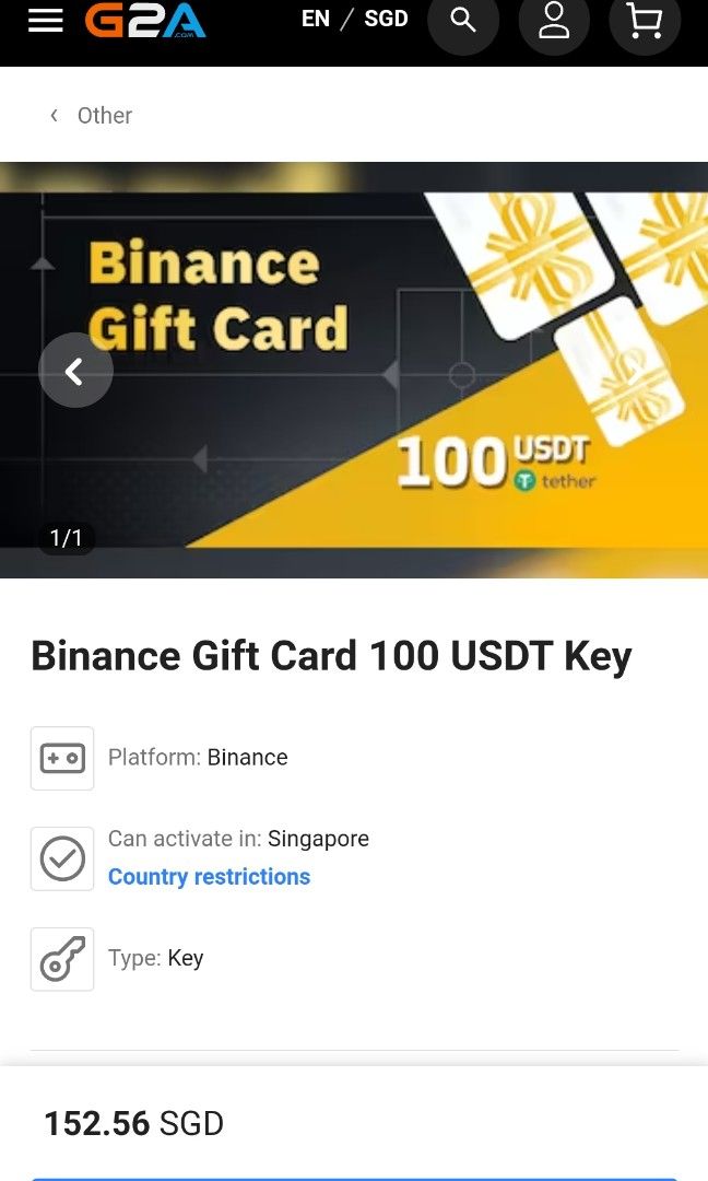 Binance USDT Voucher, Tickets & Vouchers, Vouchers on Carousell