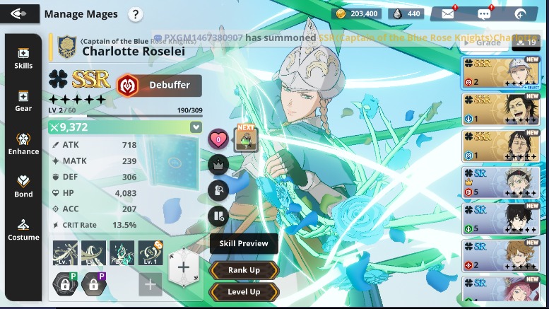 Black Clover M SS Tier Lotus + Yami Season, Video Gaming, Video Game Consoles, Others on Carousell