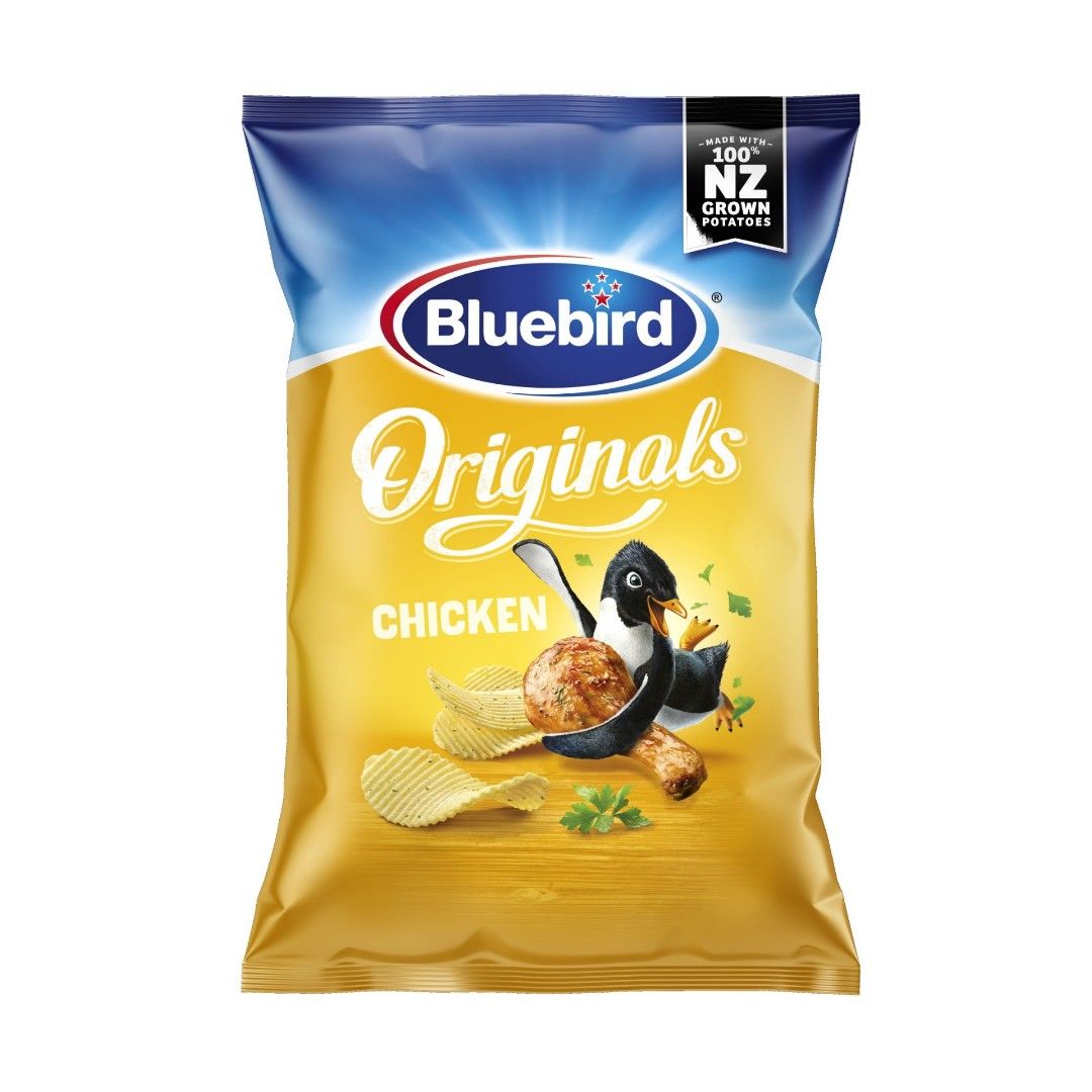 Bluebird potato chips New Zealand Blue Bird potato crisp crispy crunchy ...