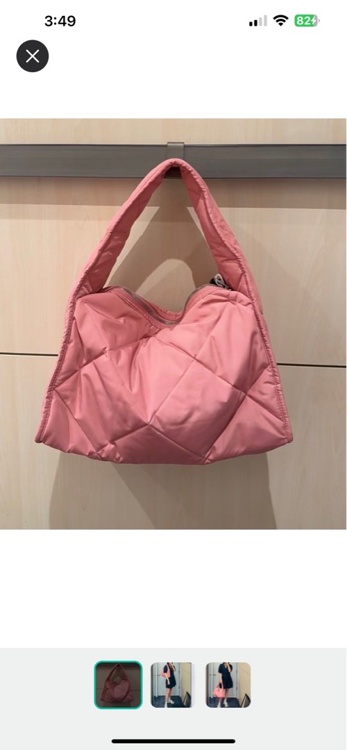 Brand new authentic Cos pink quilted diamond bag, Women's Fashion, Bags ...