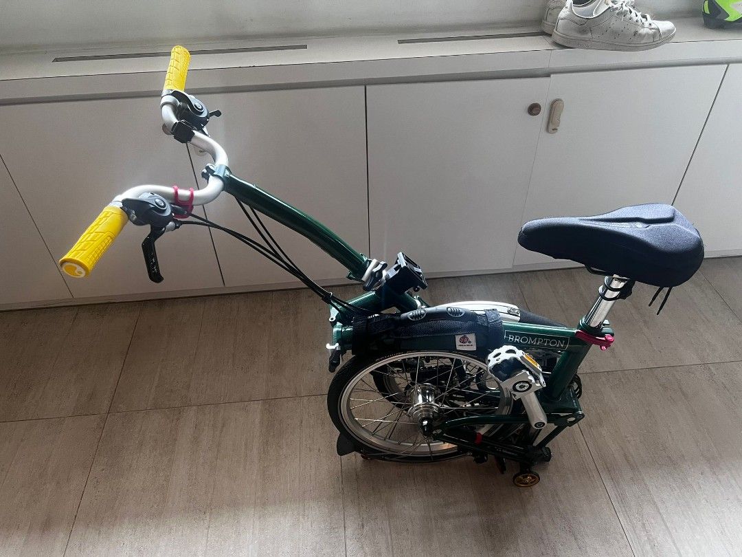 Brompton C Line explore in racing green, steel. M6L, Sports Equipment ...