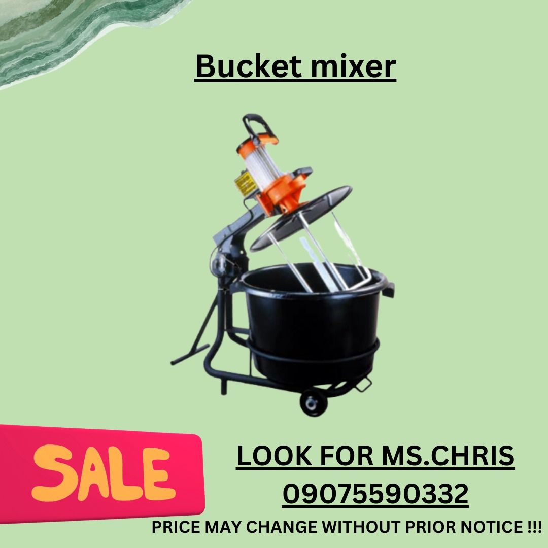 bucket mixer, Commercial & Industrial, Construction Tools & Equipment ...