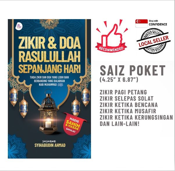 Buku Zikir dan Doa Rasulullah Sepanjang Hari By SYIHABUDIN AHMAD ...