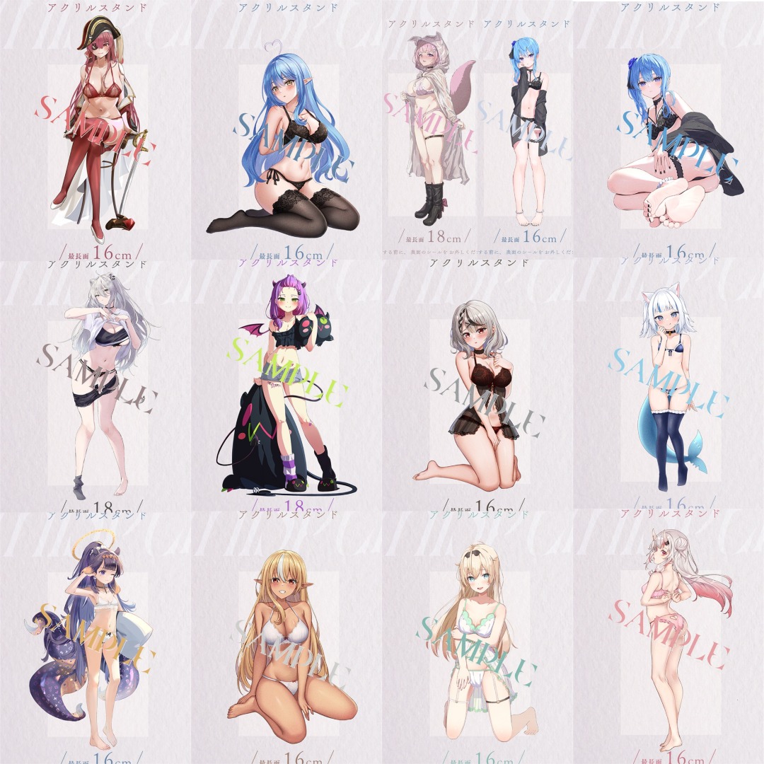「代購」[C103] hololive 同人周邊 亞克力立牌 / B2掛布 / 新刊 (TOHOORIN), 興趣及遊戲, 收藏品及紀念品, 日本明星 - Carousell