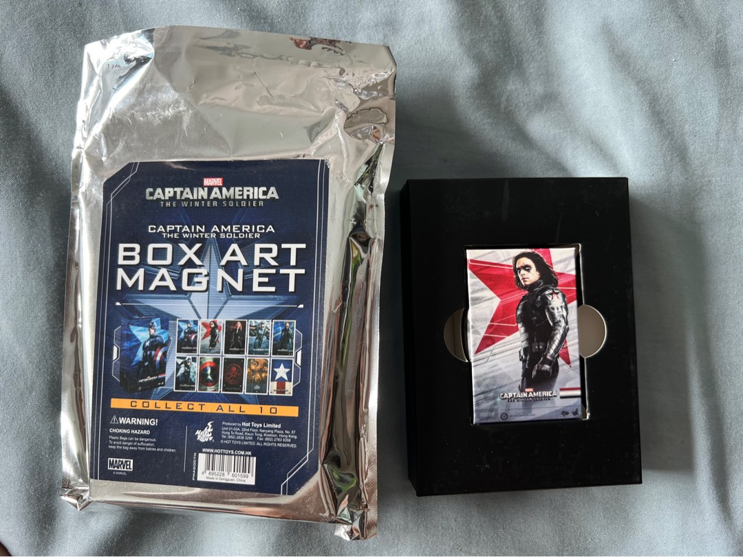 Captain America the winter soldier : Hot toys box art magnet, Hobbies ...