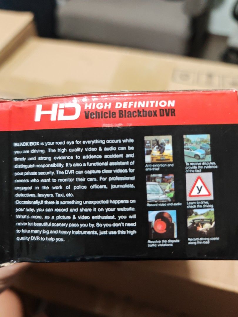 Carcam HD Vehicle Blackbox DVR, Car Accessories, Accessories on Carousell
