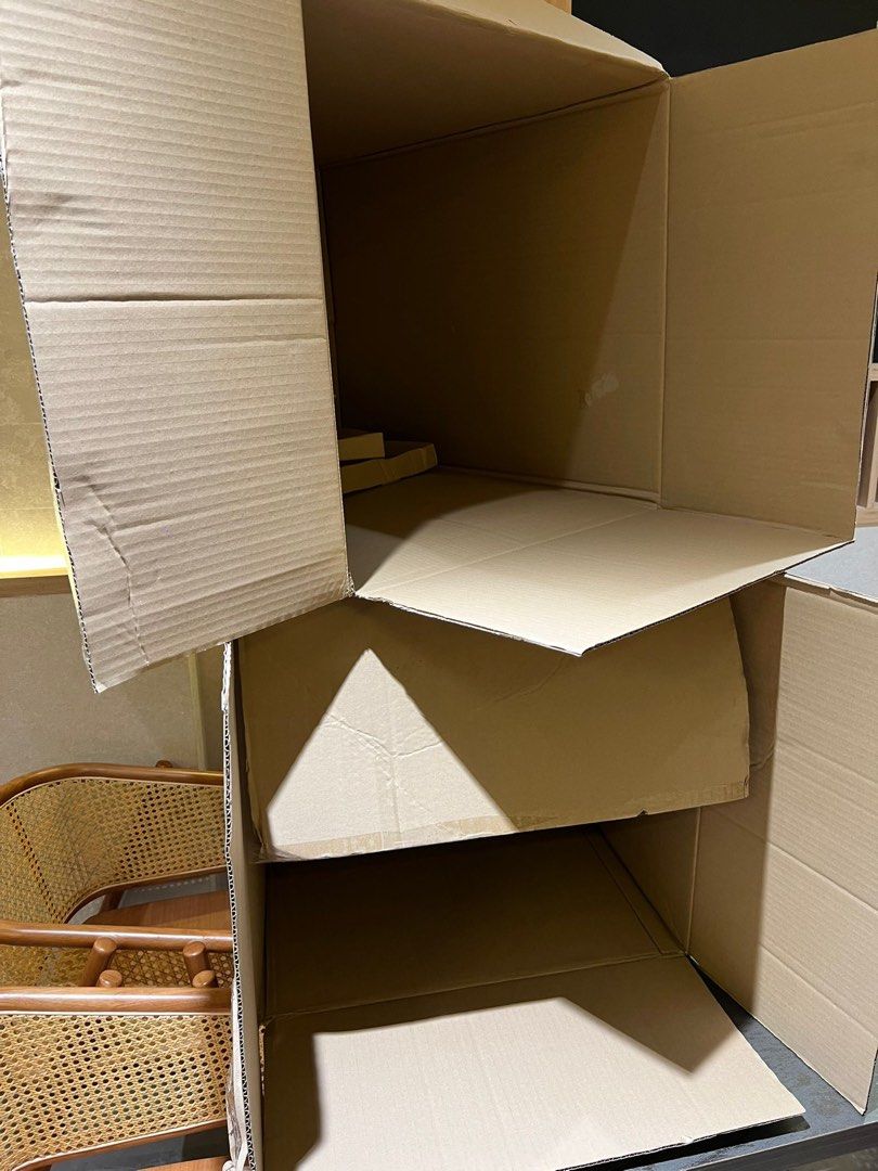 Cardboard boxes for moving, Everything Else on Carousell