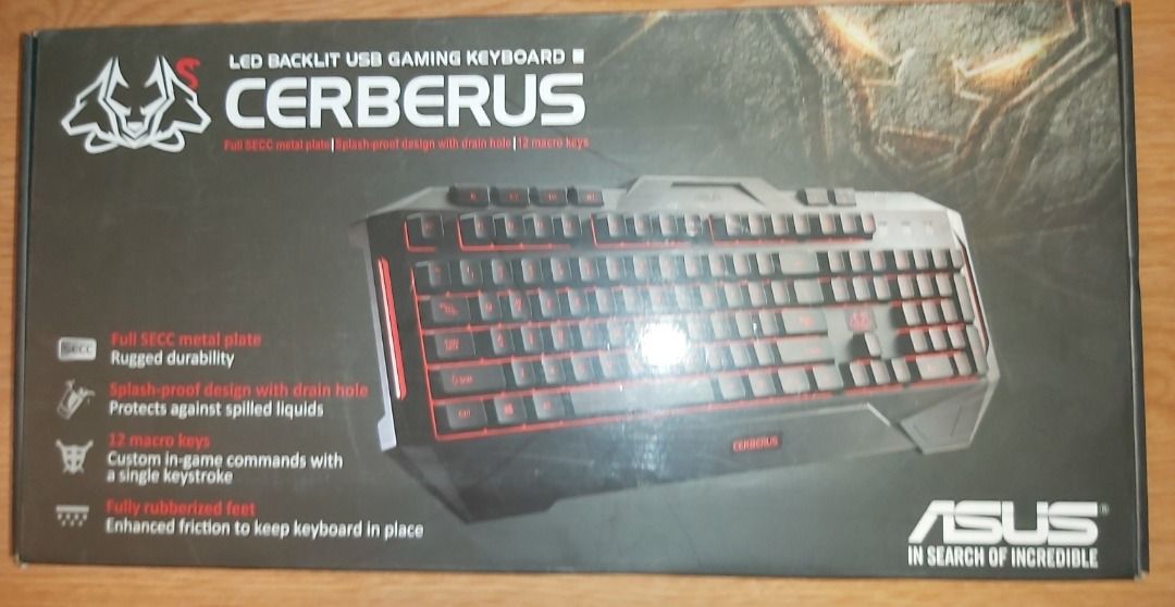 Cerberus USB Gaming keyboard, Computers & Tech, Parts & Accessories ...