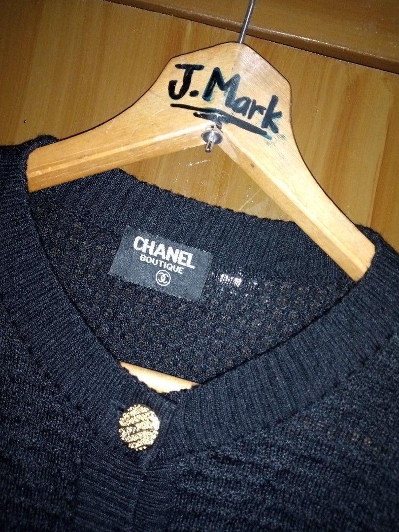 CHANEL KNITTED CARDIGAN MENS, Men's Fashion, Coats, Jackets and ...