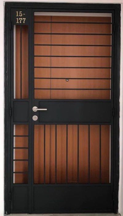 Cheapest 3X7 / 4X7 Customised Simple HDB Gate, Furniture & Home Living ...