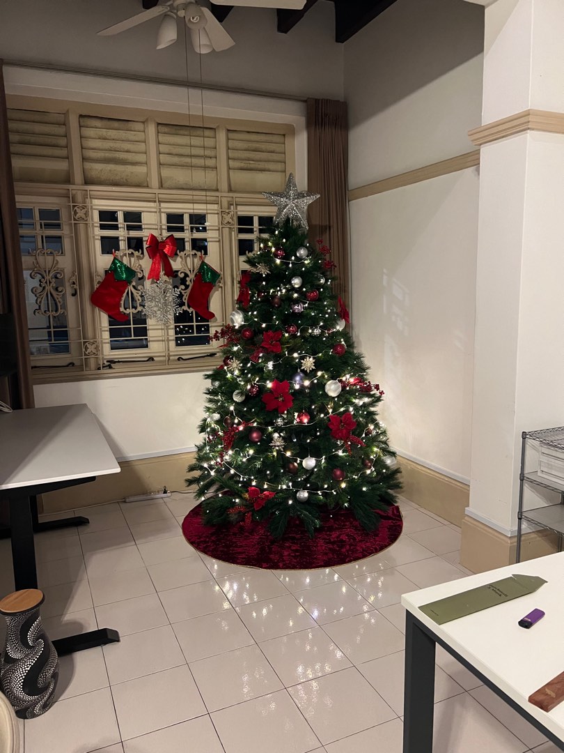 Christmas Tree - Artificial - 2 meters tall (estimate), Furniture ...