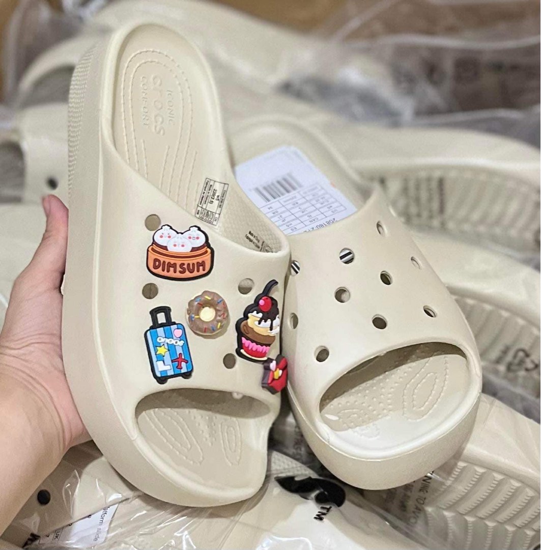 Classic platform slides, Women's Fashion, Footwear, Slippers and slides ...