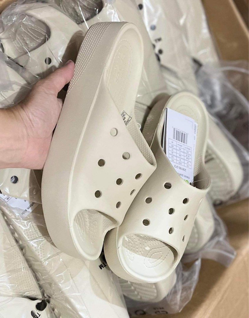 Classic platform slides, Women's Fashion, Footwear, Slippers and slides ...