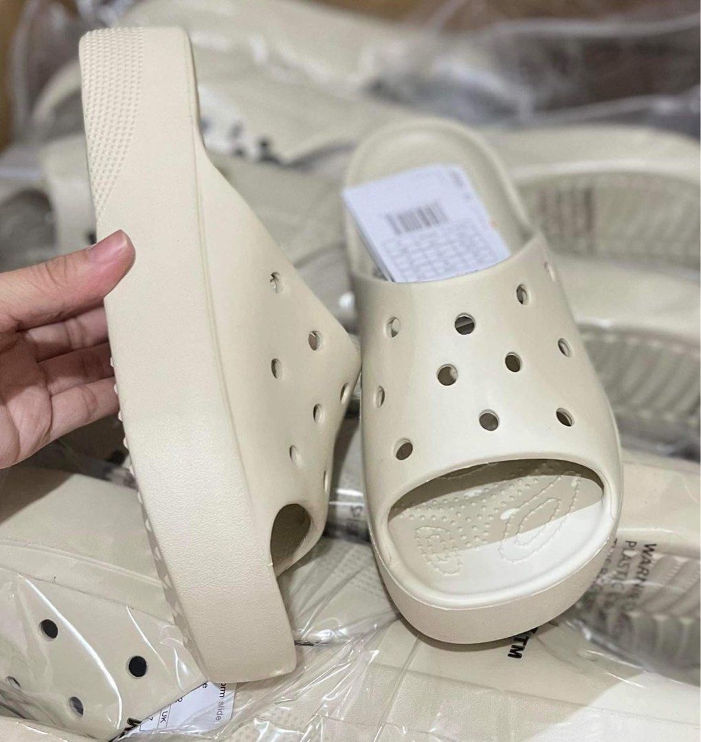 Classic platform slides, Women's Fashion, Footwear, Slippers and slides ...